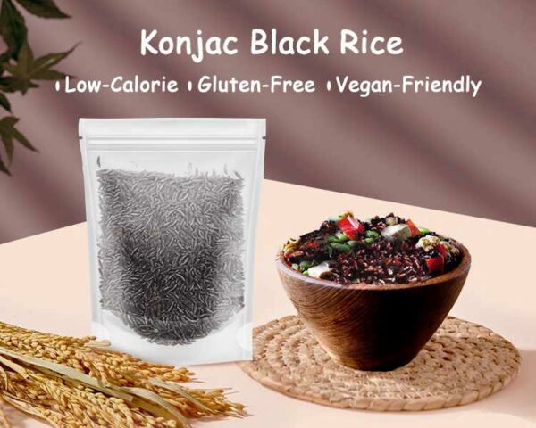 Dried Shirataki Black Rice, Dried Konjac Black Rice Bulk - Sichuan ...